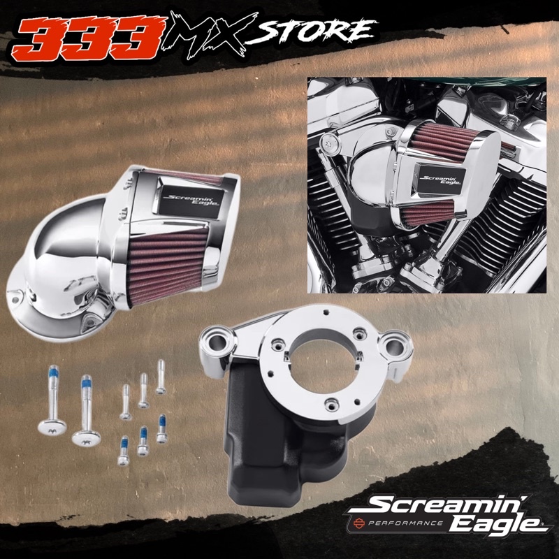 Jual SCREAMIN EAGLE HARLEY DAVIDSON HEAVY BREATHER KIT AIR CLEANER M8 ...