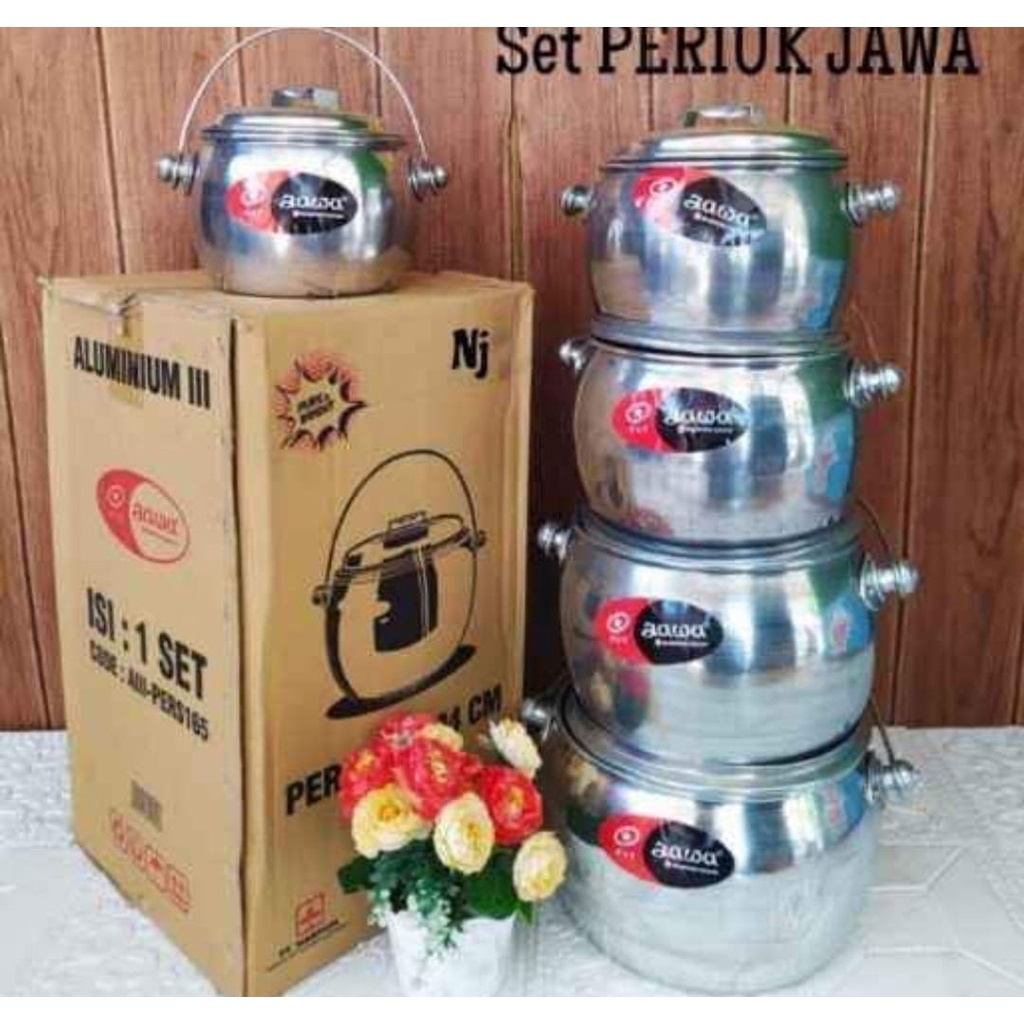 Jual PANCI SET PERIUK JAWA SUSUN 5 | Shopee Indonesia