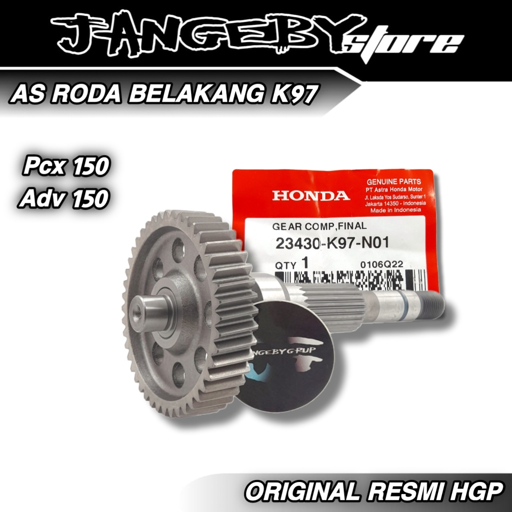 Jual As Roda Belakang Pcx 150 Adv 150 Original Resmi HGP 23430K97 ...