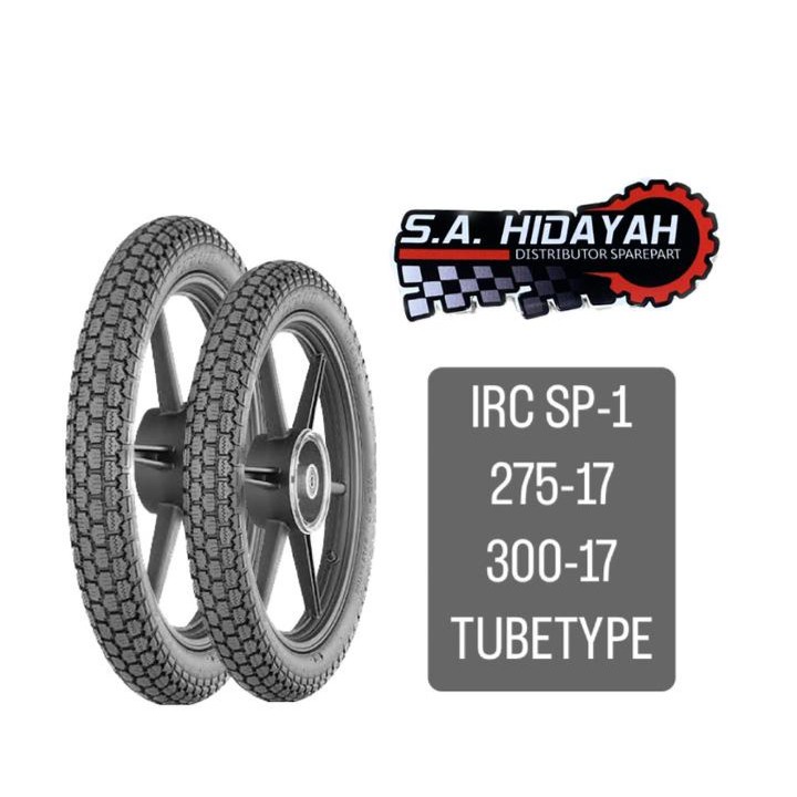 Jual Ban Luar (Tubetype) Motor IRC SP1 275-17 300-17 ban irc | Shopee ...