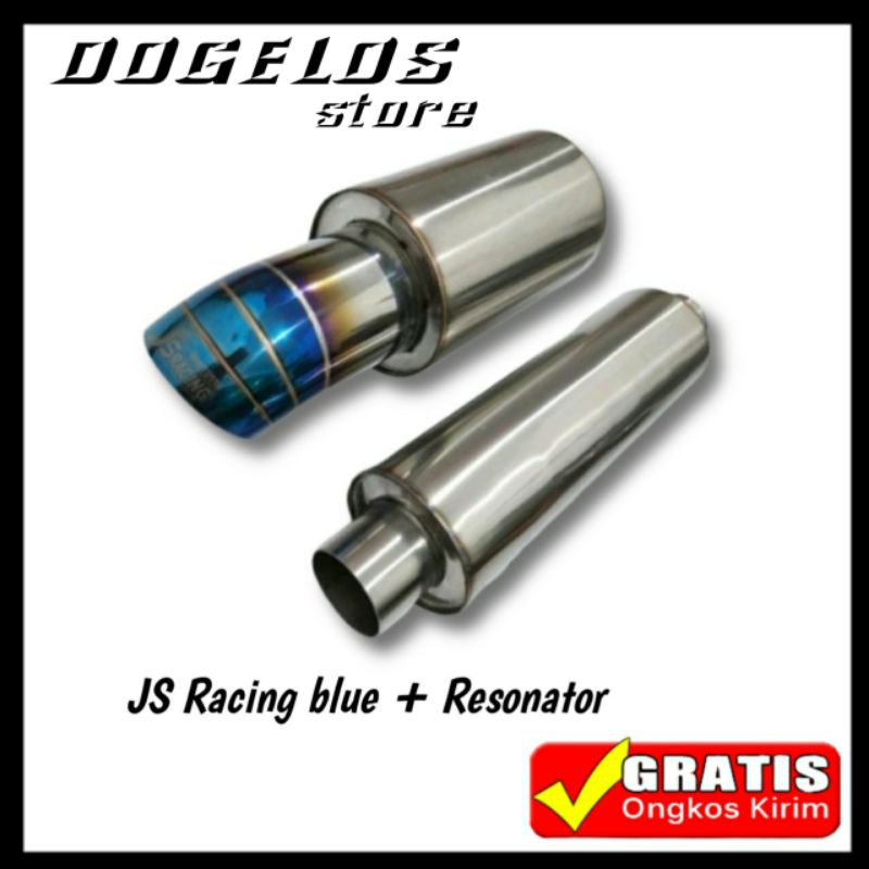 Jual KNALPOT MOBIL JS RACING DAN RESONATOR COCOK UNTUK SEMUA TIPE MOBIL ...
