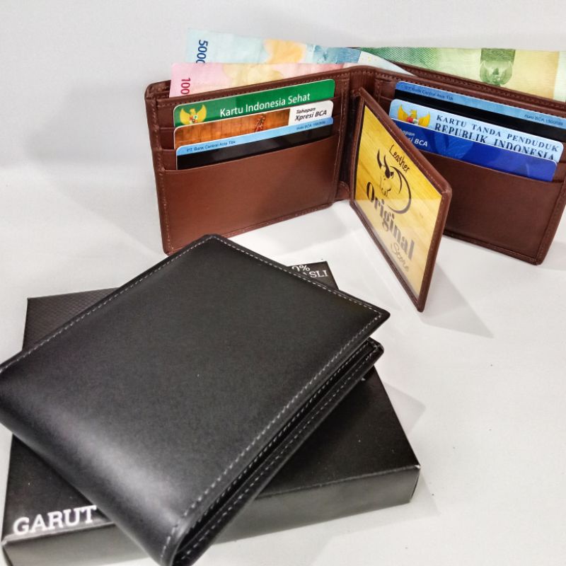 Jual Dompet Pria ORIGINAL Kulit Asli / Dompet Kulit Pria Asli Garut ...