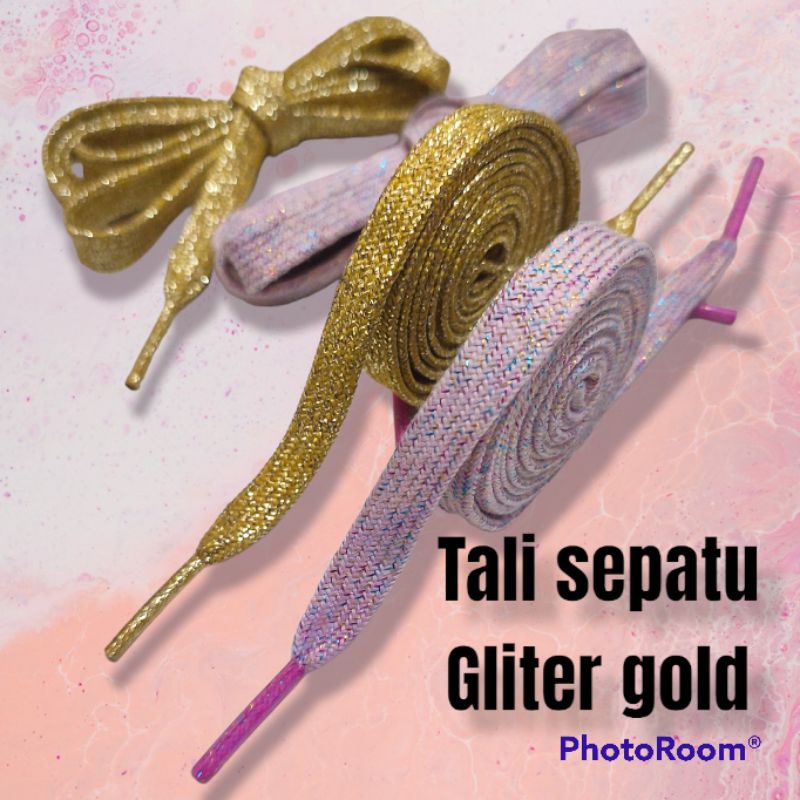 Jual tali sepatu gliter mas | Shopee Indonesia