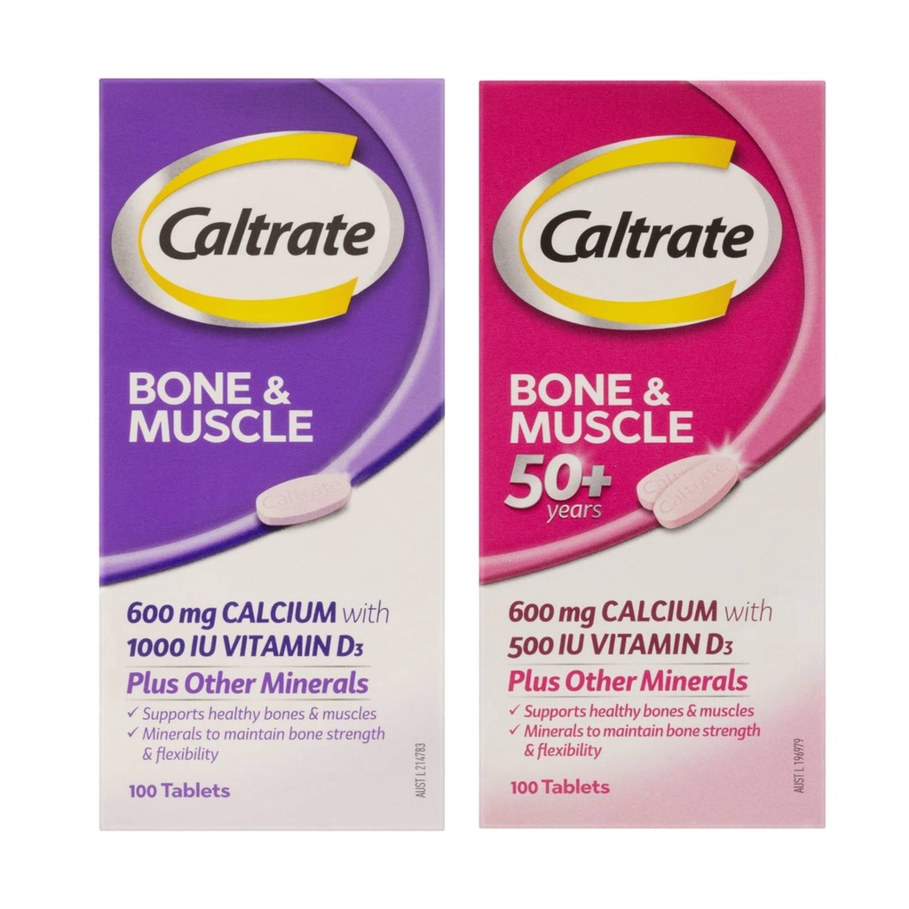 Jual Caltrate Bone & Muscle 50+ 60 Tablets/Caltrate Bone and Muscle 60 ...