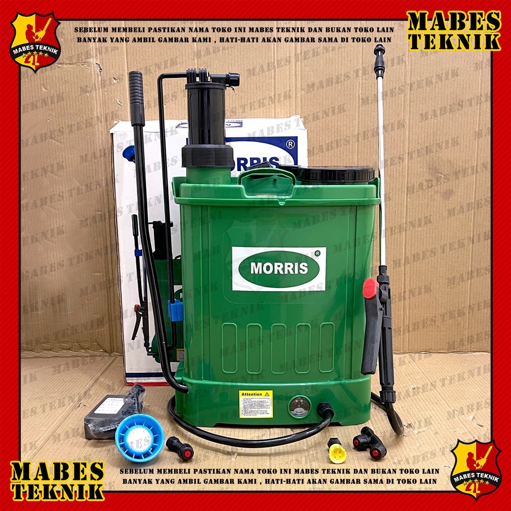 Jual SPRAYER 2IN1 SEMPROT HAMA ELEKTRIK DAN MANUAL 13 LITER MORRIS HESP ...