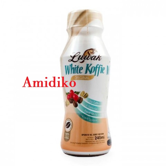 Jual Luwak White Coffie Coffe ABC Rasa Original Kopi Botol 220ml 220 ml ...