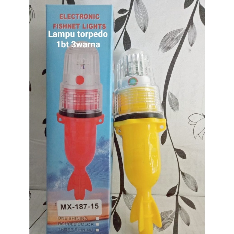 Jual Lampu Nelayan Torpedo 1BT 3 warna MX 187-15/Lampu Sinyal | Shopee ...