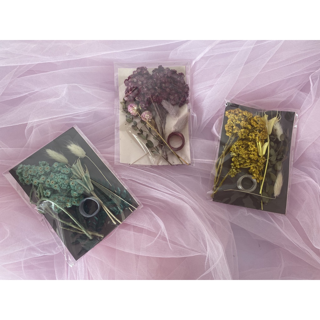 Jual Kemasan Bunga Kering Sachet Dried Flower Sachet Bunga Kering