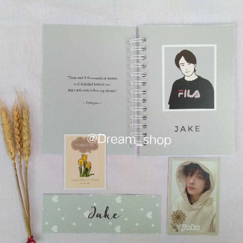 Jual Note book A6 ENHYPEN / fankit kpop ( gratis pc dan book mark ...