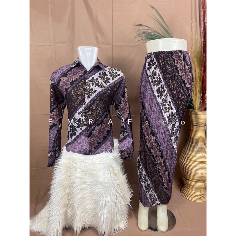 Jual Batik couple / baju batik couple / batik set / batik lengan ...