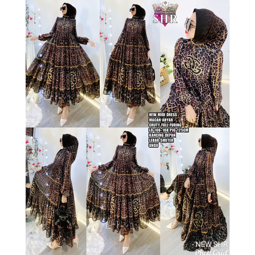 Jual * NEW * MIDI DRESS MACAN UNDAK BEST SELLER SHR ORI 100 % | Shopee ...