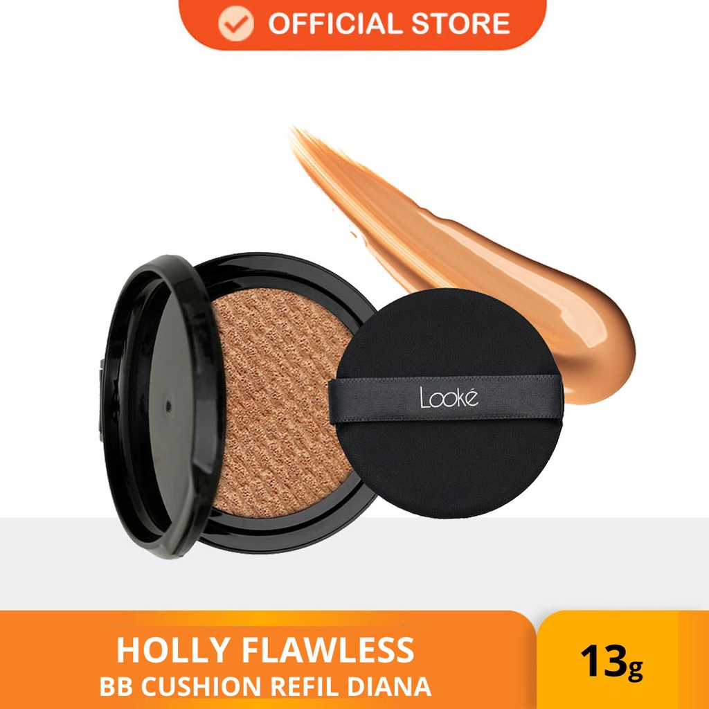 Jual Looke Reffil Holy Flawless BB Cushion Diana Original | Shopee ...
