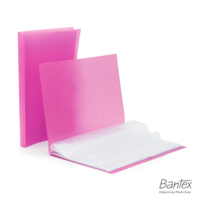 Jual Bantex Trendy Display Book Folio F4 40 Pocket Pink 3395 19 ...