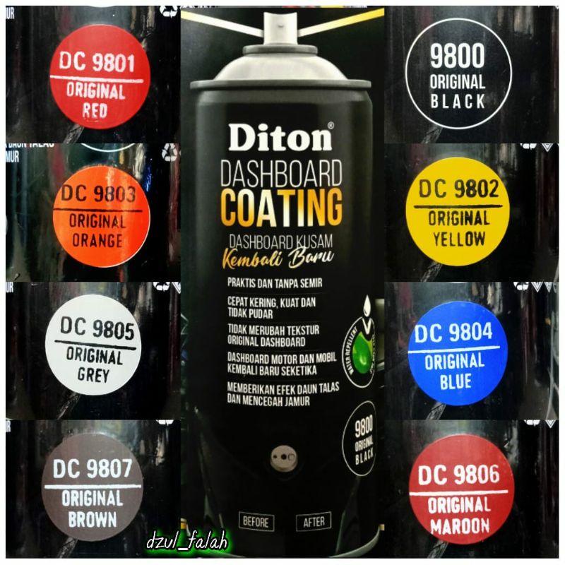 Jual Diton Premium DASHBOARD : DC 9800 Original Black / DC 9801 ...