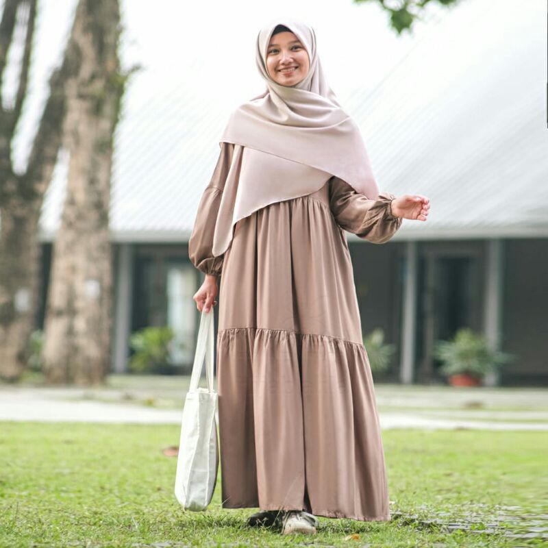Jual Gamis Seville NEW Hijab Alila rayon twill best seller warna baru ...