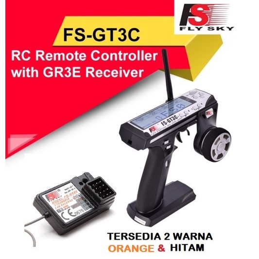 Jual Flysky GT3C with 2.4ghz Receiver | Shopee Indonesia