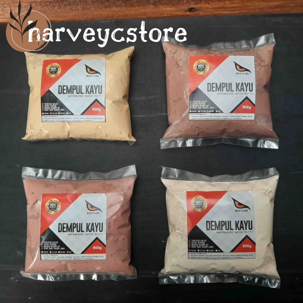 Jual Dempul Kayu Mata Elang 800g ∣ Dempul Kayu (Wood Putty) Jati ...