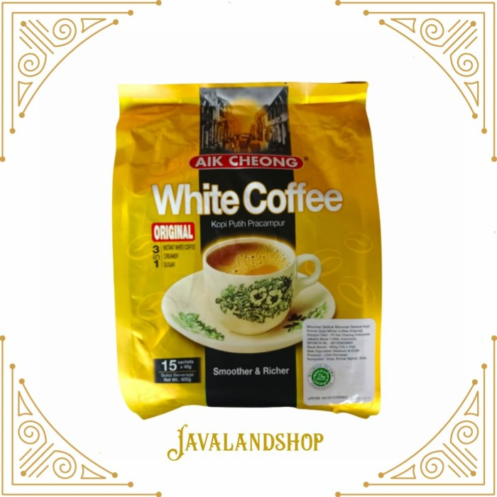 Jual AIK CHEONG WHITE COFFE ORIGINAL 3IN1 / AIK CHEONG KOPI ORIGINAL ...
