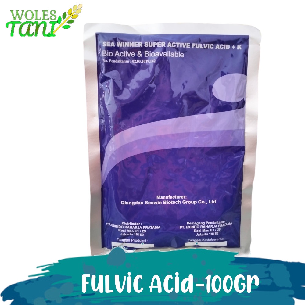 Jual Fulvic Acid 100 Gram Pupuk Asam Fulvat Plus Kalium | Shopee Indonesia