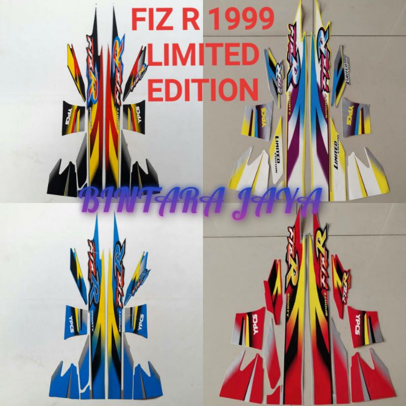 Jual Sticker Lis Striping Yamaha Fizr F1z R Fiz R Tahun 1999 LIMITED ...