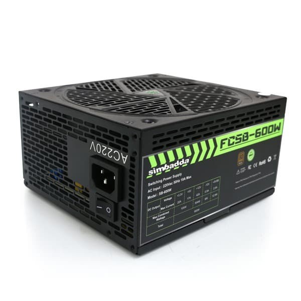 Jual Power Supply PSU PC Simbadda 380 watt New POWER SUPPLY SIMBADDA ORI PSU 380W | Shopee Indonesia