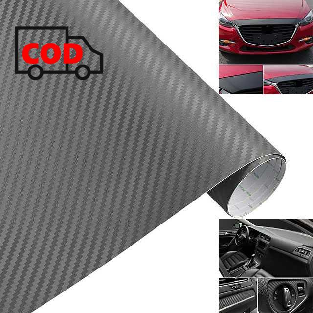 Jual Stiker Vinyl Carbon Fiber Mobil Car Wrap 3D Multifungsi 127 x 30 ...