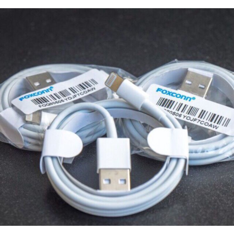 Jual KABEL DATA CHARGER USB TO USB LIGHTNING IPH FOXCONN | Shopee Indonesia
