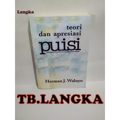Jual TEORI DAN APRESIASI PUISI - HERMAN J. WALUYO | Shopee Indonesia