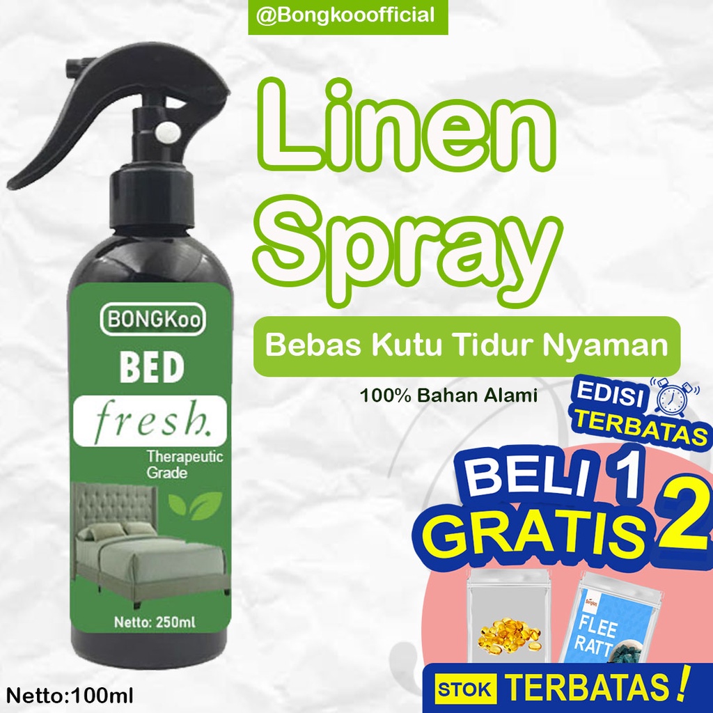 Jual Bed Spray Linen Spray Anti Tungau Kutu Kasur Pembasmi Kutu Kasur ...