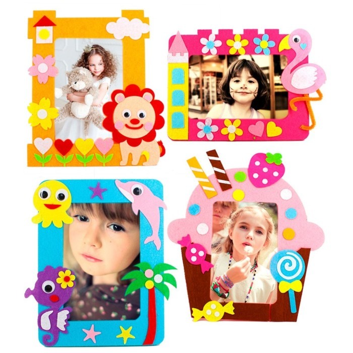Jual DIY pigura foto / / DIY bingkai foto / DIY frame/ prakarya anak ...