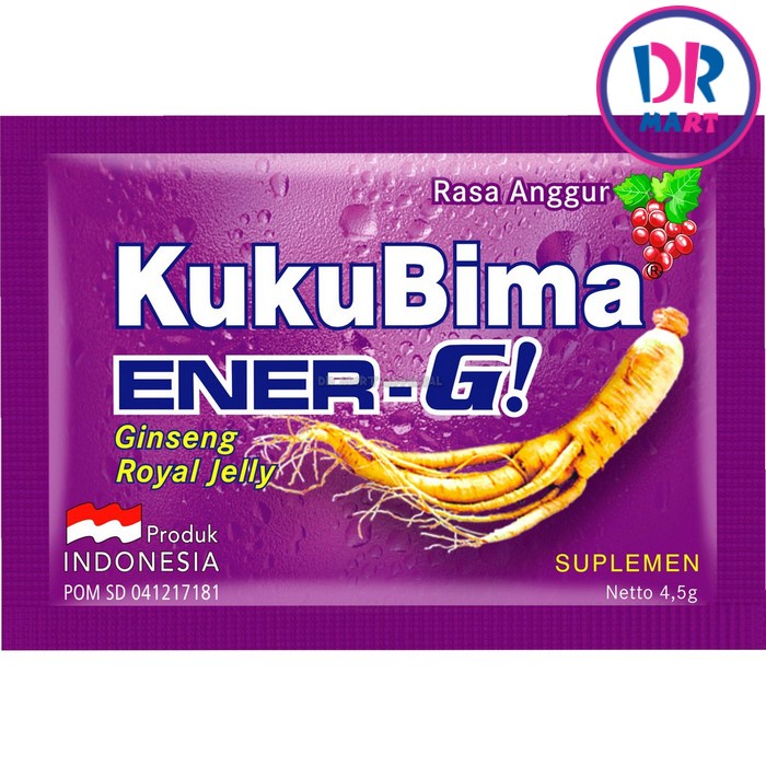 Jual Kuku Bima Energi Royal Jelly Anggur - 4,5 gr Sachet | Shopee Indonesia