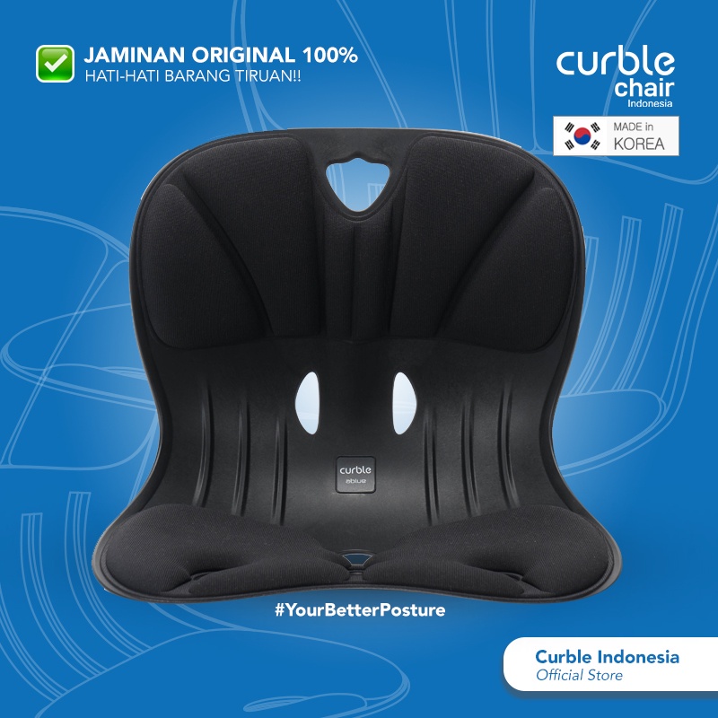 Jual CURBLE Chair / Sandaran Kursi Penyangga Punggung / Penopang Pinggang saat duduk | Shopee ...