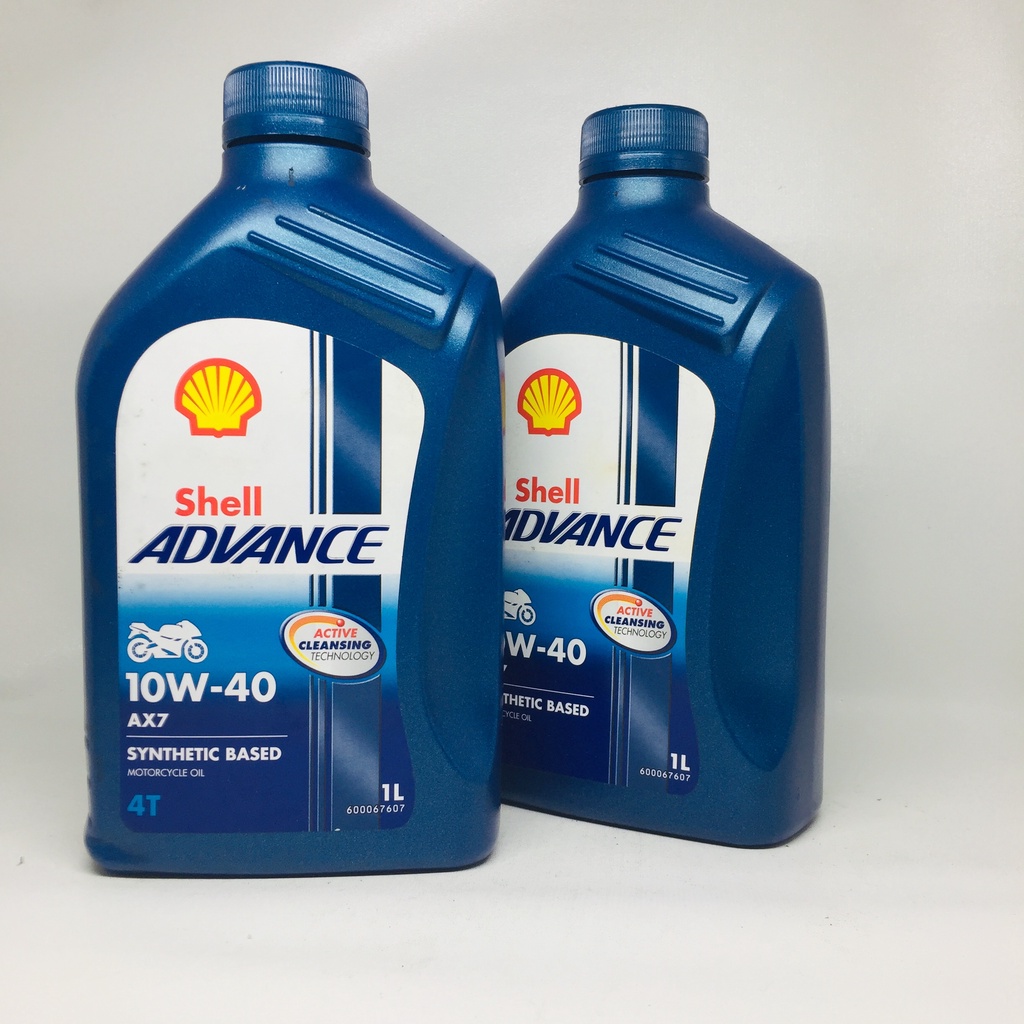Jual OLI MESIN PELUMAS MESIN OIL MOTOR 4T BEBEK SHELL ADVANCE AX7 SAE ...