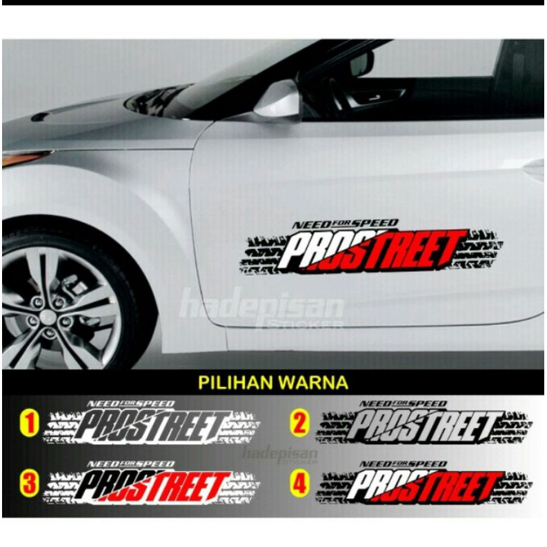 Jual Cutting Sticker Body Kaca Mobil NEED FOR SPEED PROSTREET PRO ...