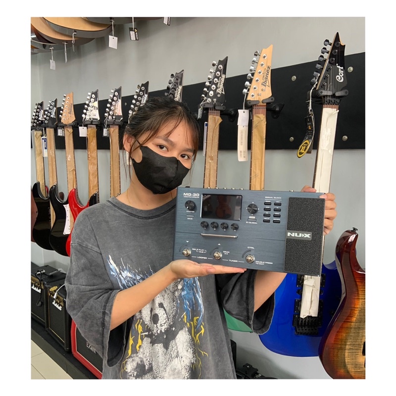 Jual Multi Efek Gitar NUX MG 30 / MG30 (Effect Modeler Digital ...