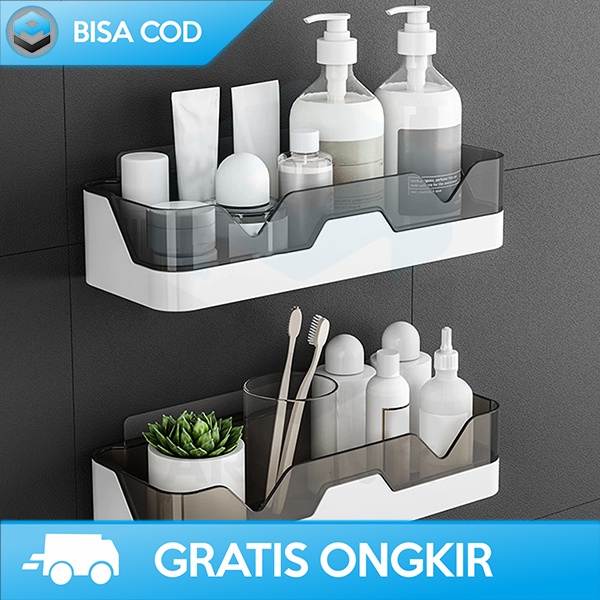 Jual RAK GANTUNG KAMAR MANDI RAK STORAGE ORGANIZER TEMPEL DINDING ...