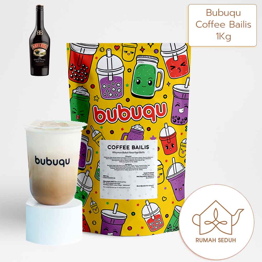 Jual 1Kg Bubuqu Coffee Bailis Powder - Minuman rasa Coffee Baileys ...