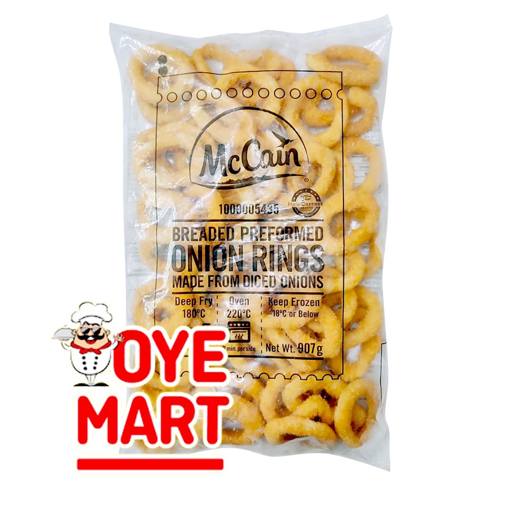 Jual MCCAIN BREADED PREFORMED ONION RINGS 907 GR MC CAIN USA BAWANG ...
