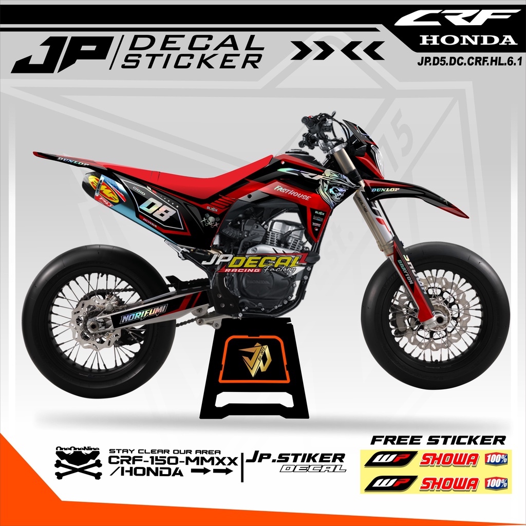 Jual Stiker Motor CRF 150L Full body - Dekal Sticker Hologram CRF 150 L D5 JP-006 | Shopee Indonesia