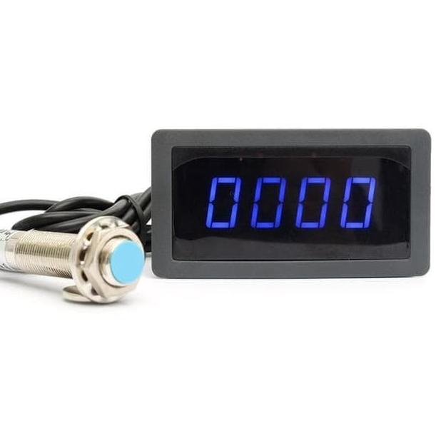 Jual Tachometer Hall Proximity Switch Sensor Speed Rpm Meter LED ...