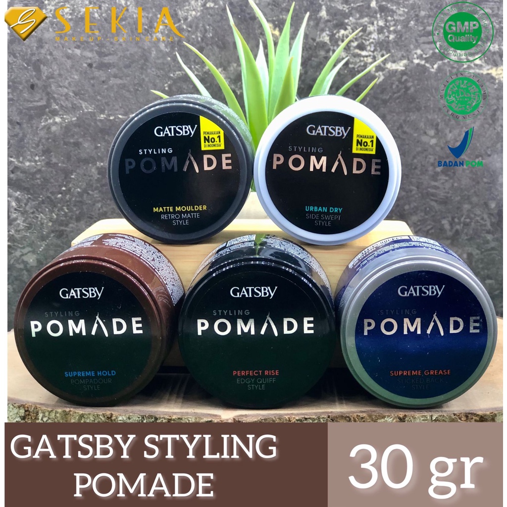 Jual Gatsby Styling Pomade All Variant 30gr / Gatsby / Styling Pomade ...