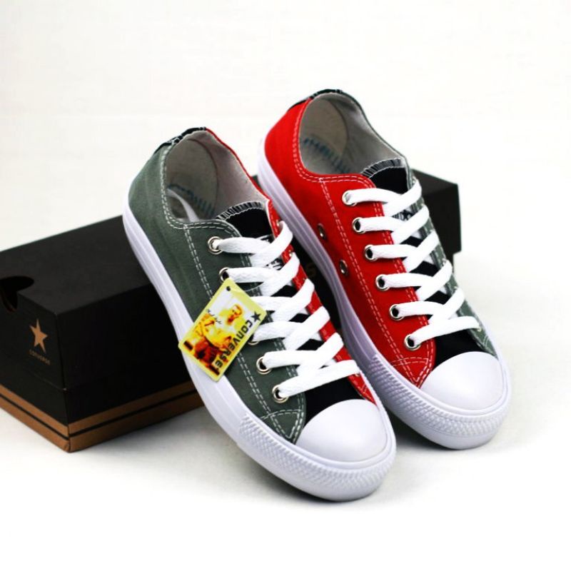 Jual Sepatu Converse Rainbow Kombinasi 3 Warna all star Chuck Taylor ...