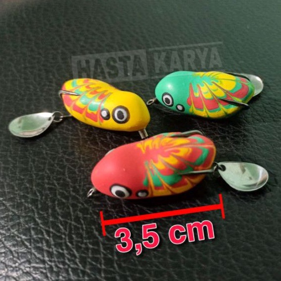 Jual soft frog sf blade merak UL 3,5 cm 5 gram top water PRESISI HANDAL ...