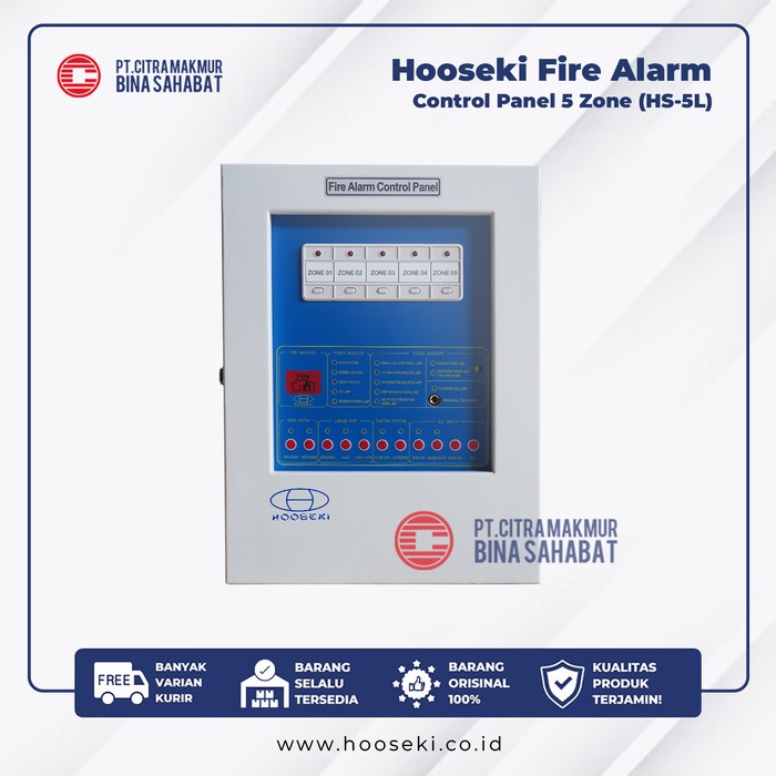 Jual Hooseki Fire Alarm Control Panel 5 Zone (Hs-5L) | Shopee Indonesia