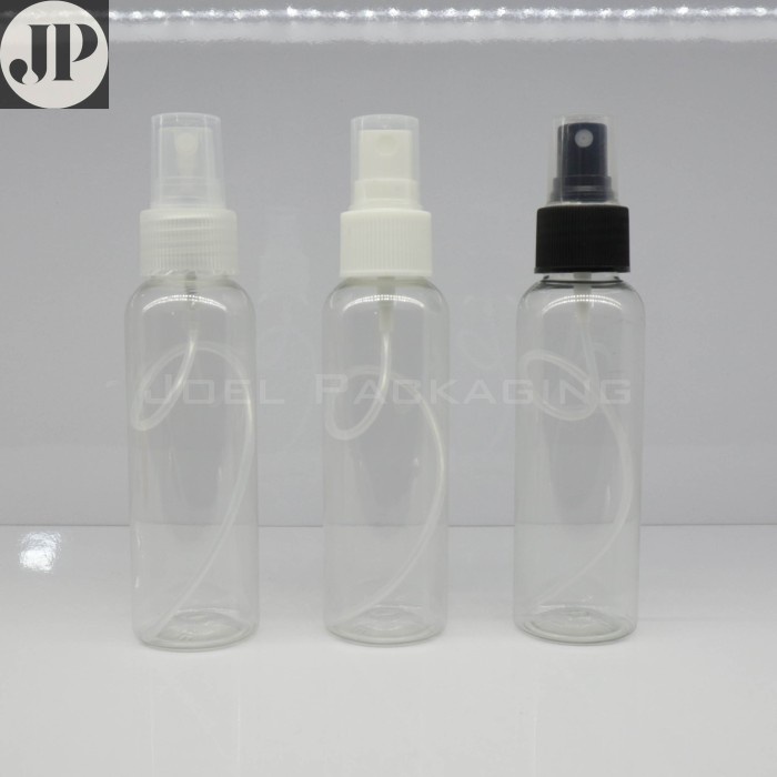 Jual BOTOL 100ML NATURAL SPRAY HITAM PUTIH CLEAR 100 ML SPRAY PET BENING - Tutup Clear | Shopee ...