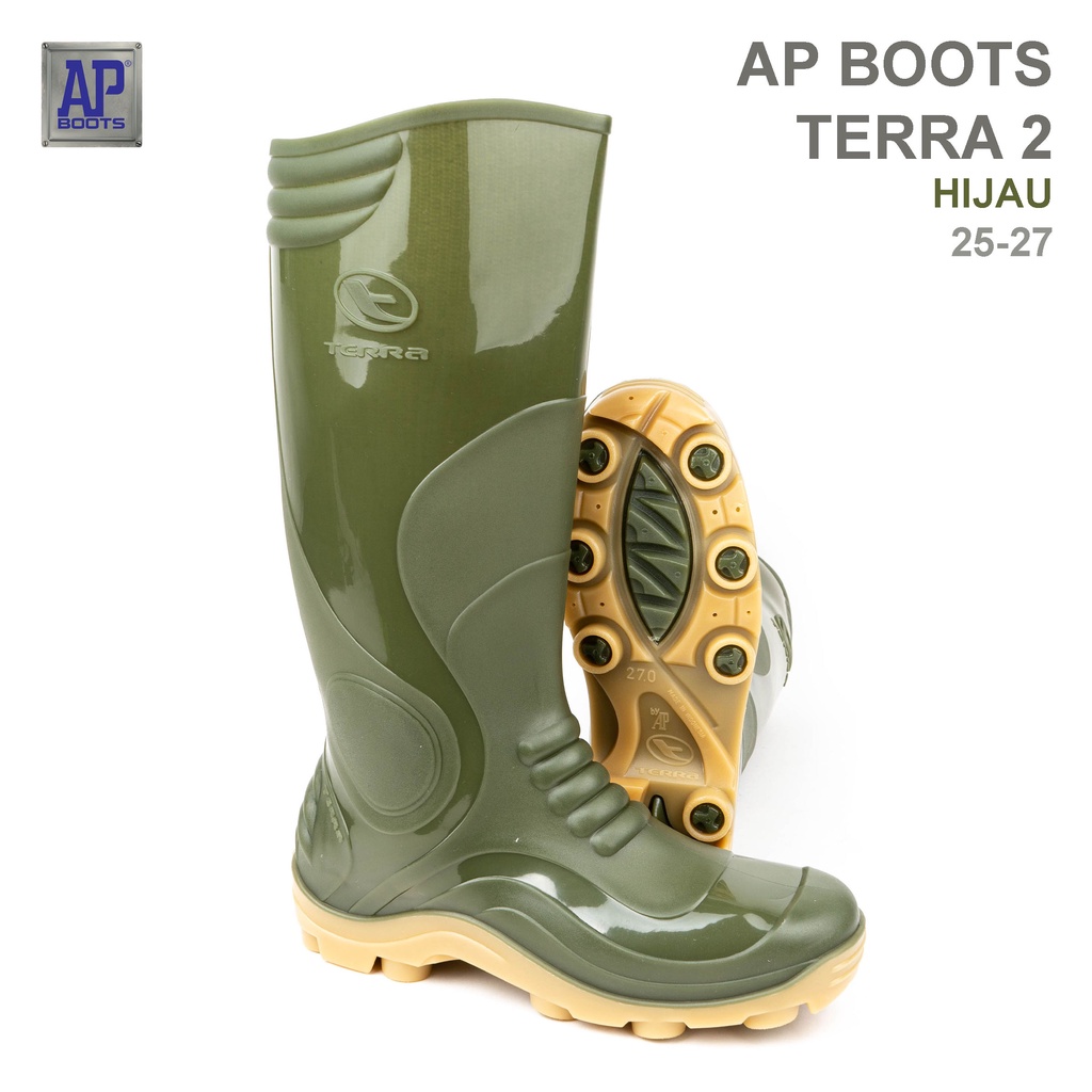 Jual AP Boots TERRA 2 HIJAU - Sepatu Boot PVC | Shopee Indonesia