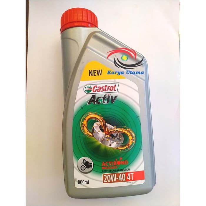 Jual Oli Castrol Active 4T 20-40W 0.8L 800 ml Oil Mesin | Shopee Indonesia