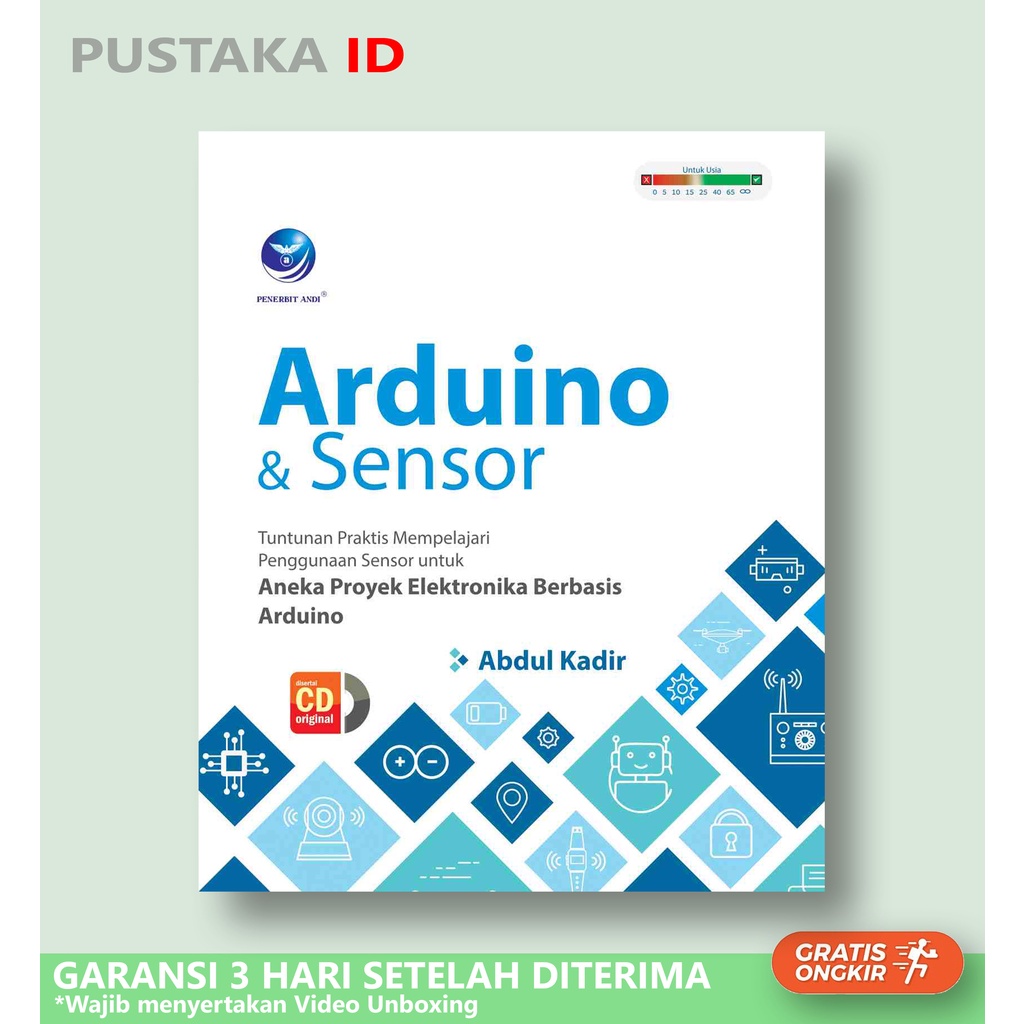 Jual Buku Arduino Dan Sensor, Tuntunan Praktis Mempelajari Penggunaan Sensor Untuk Aneka Proyek ...
