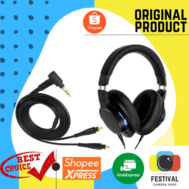 Jual Audio Technica ATH-MSR7B MSR7 B Over Ear High Resolution Headphone - Black | Shopee Indonesia