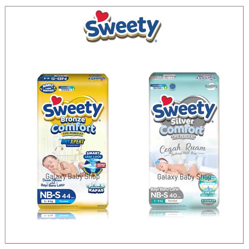 Jual SWEETY BRONZ COMFORT/PEREKAT NB-S44,COMFORT SILVER NBS-40 | Shopee ...